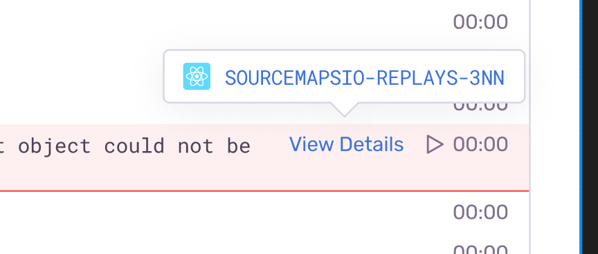 Replay Details: Linking error console messages to specific error event details · Issue #38922 ...