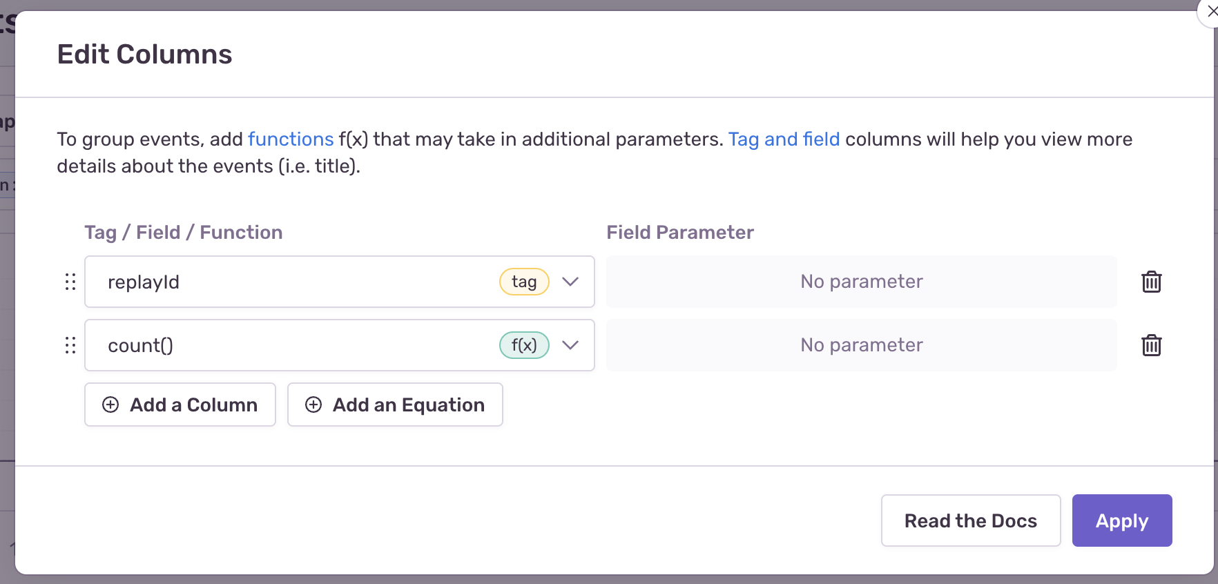 Bug Project Slug In Replay Link On Table View Column Undefined In Certain Cases · Issue 40981