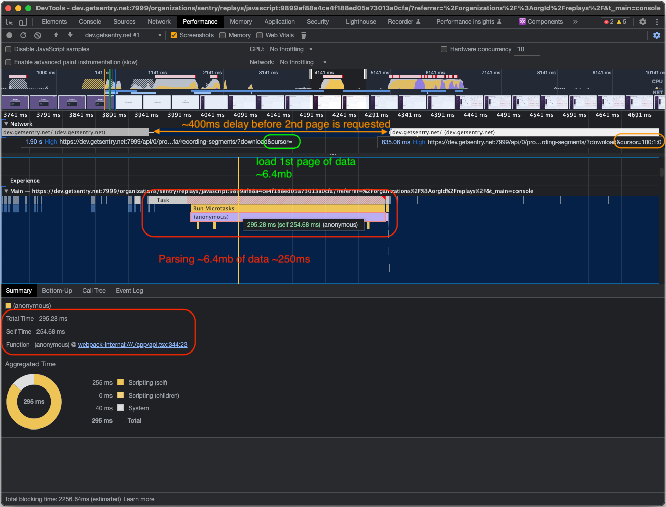 Debug & fix loading & render performance issues on Replay Details page · Issue #41792 ...