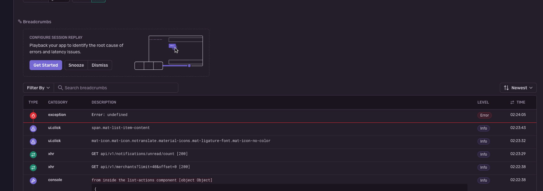 [design] Replay onboarding illustration on Issue Details doesn't look good in dark mode · Issue ...