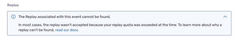 [impl] Update design of the "no replay found" banner on Issue Details ...