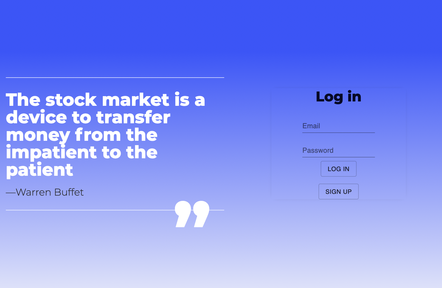 GitHub - jongwooha98/stock-portfolio-visualizer: Start visualizing your ...