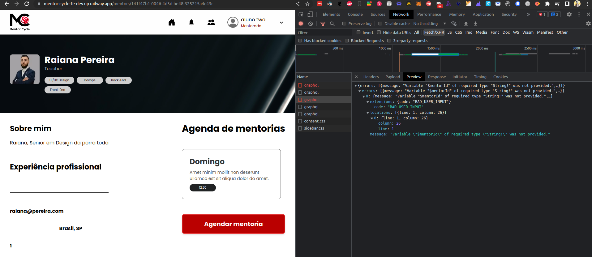Undefined na página /mentors · Issue #137 · Mentor-Cycle/mentor-cycle-fe · GitHub