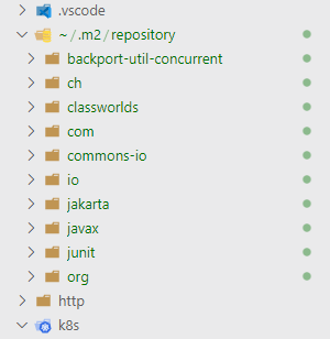When I run mvn package with taskfile, it download all dependencies to the current location ...