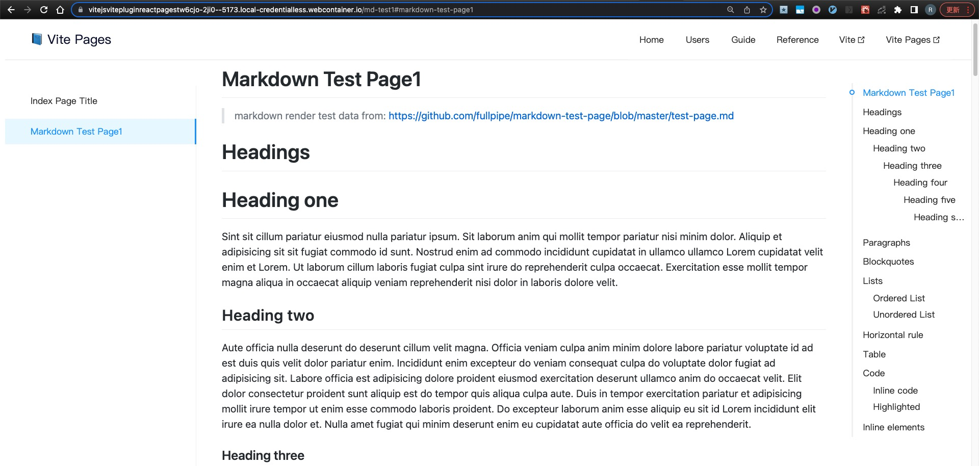 Similar To Right Navigation · Issue 97 · Vitejs Vite Plugin React Pages · Github