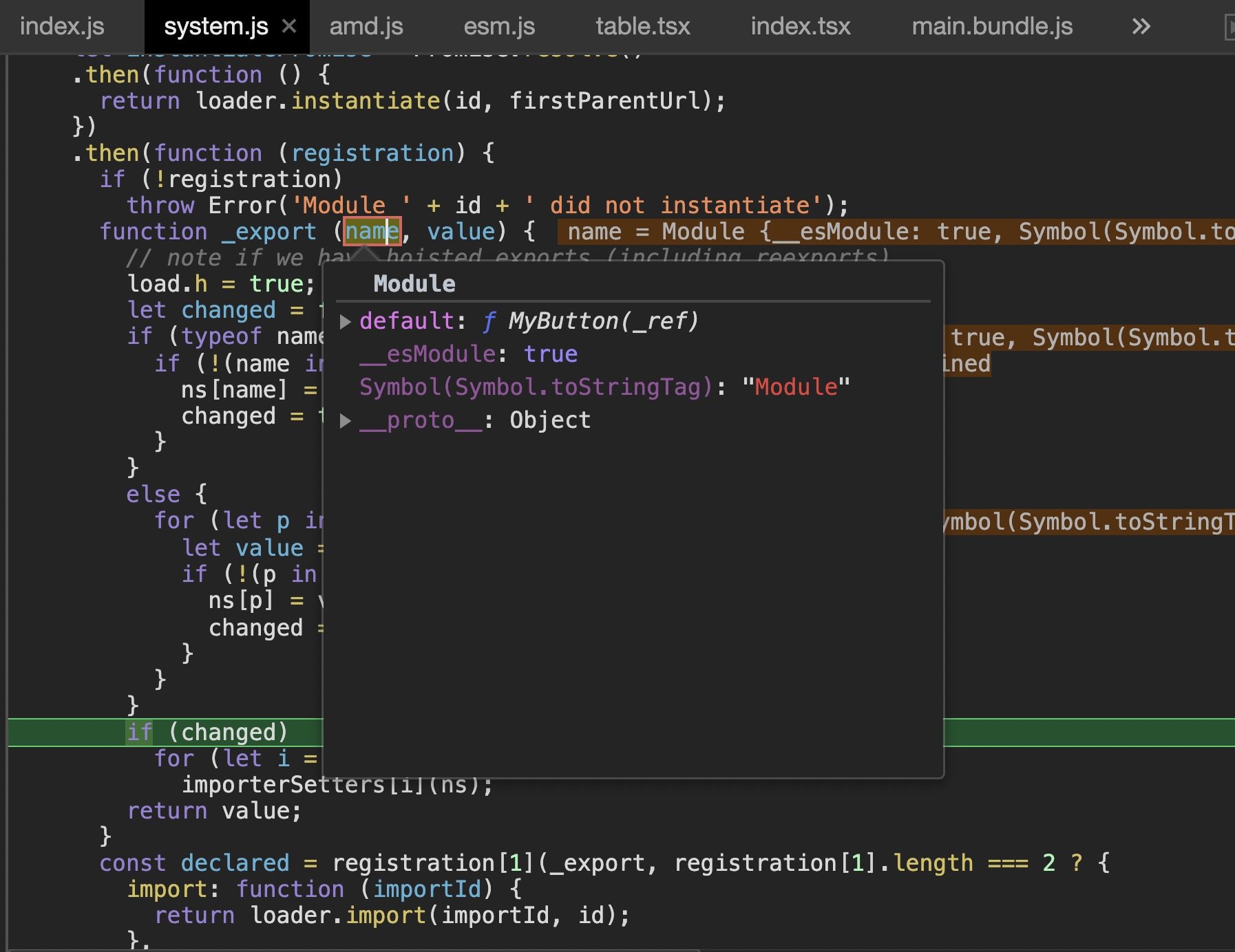 [webpack interop] Should copy “__esModule” into "ns" · Issue #2090 · systemjs/systemjs · GitHub