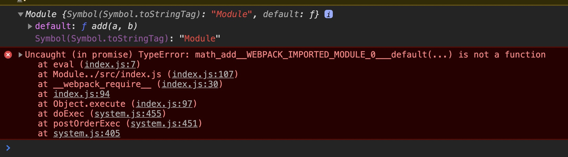 [webpack interop] Should copy “__esModule” into "ns" · Issue #2090 · systemjs/systemjs · GitHub