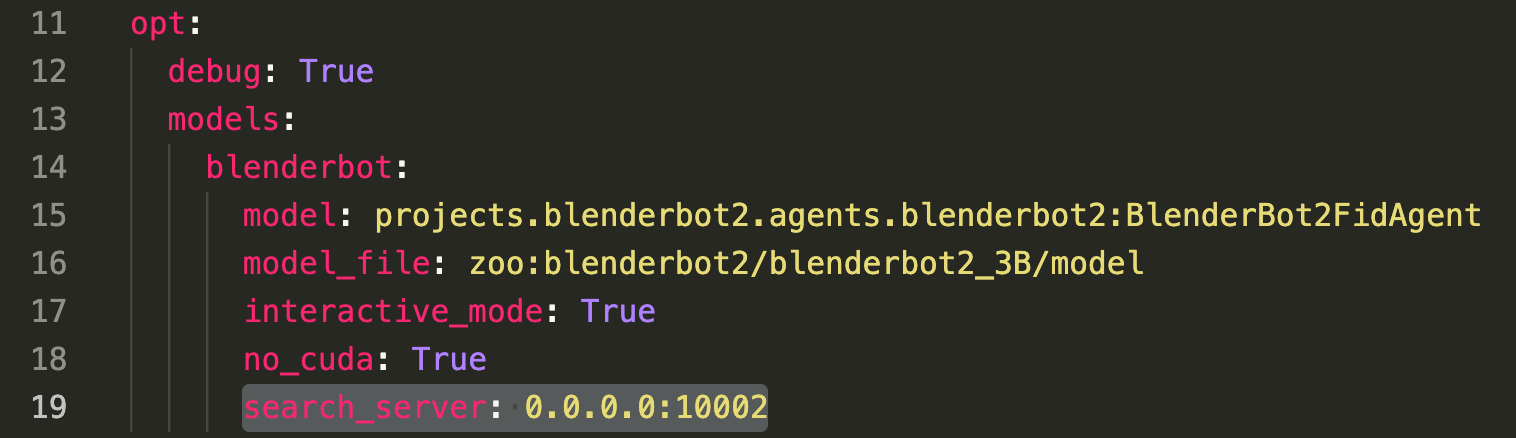 Config file for Blender Bot 2.0 · Issue #3925 · facebookresearch/ParlAI · GitHub