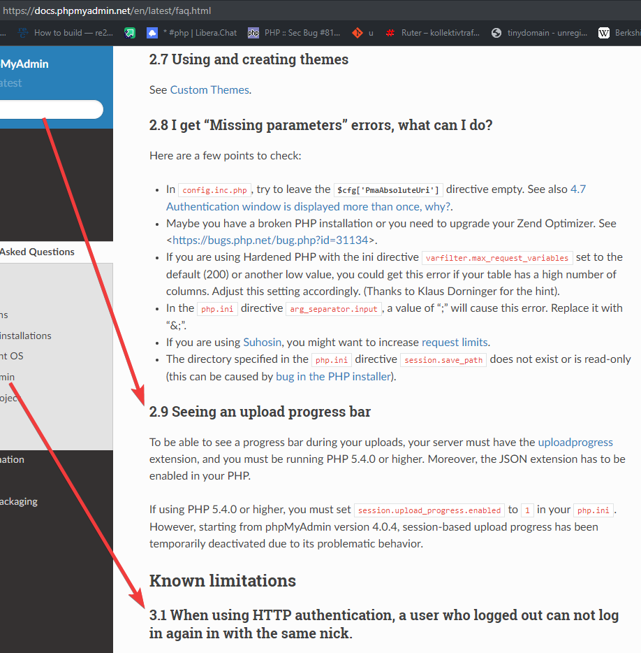 config.sample.inc.php refer to FAQ 2.10 which doesn't exist · Issue #18466 · phpmyadmin ...