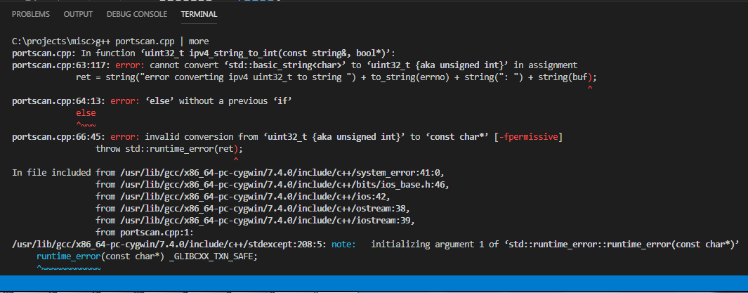 `| more` ignored in terminal · Issue #67037 · microsoft/vscode · GitHub