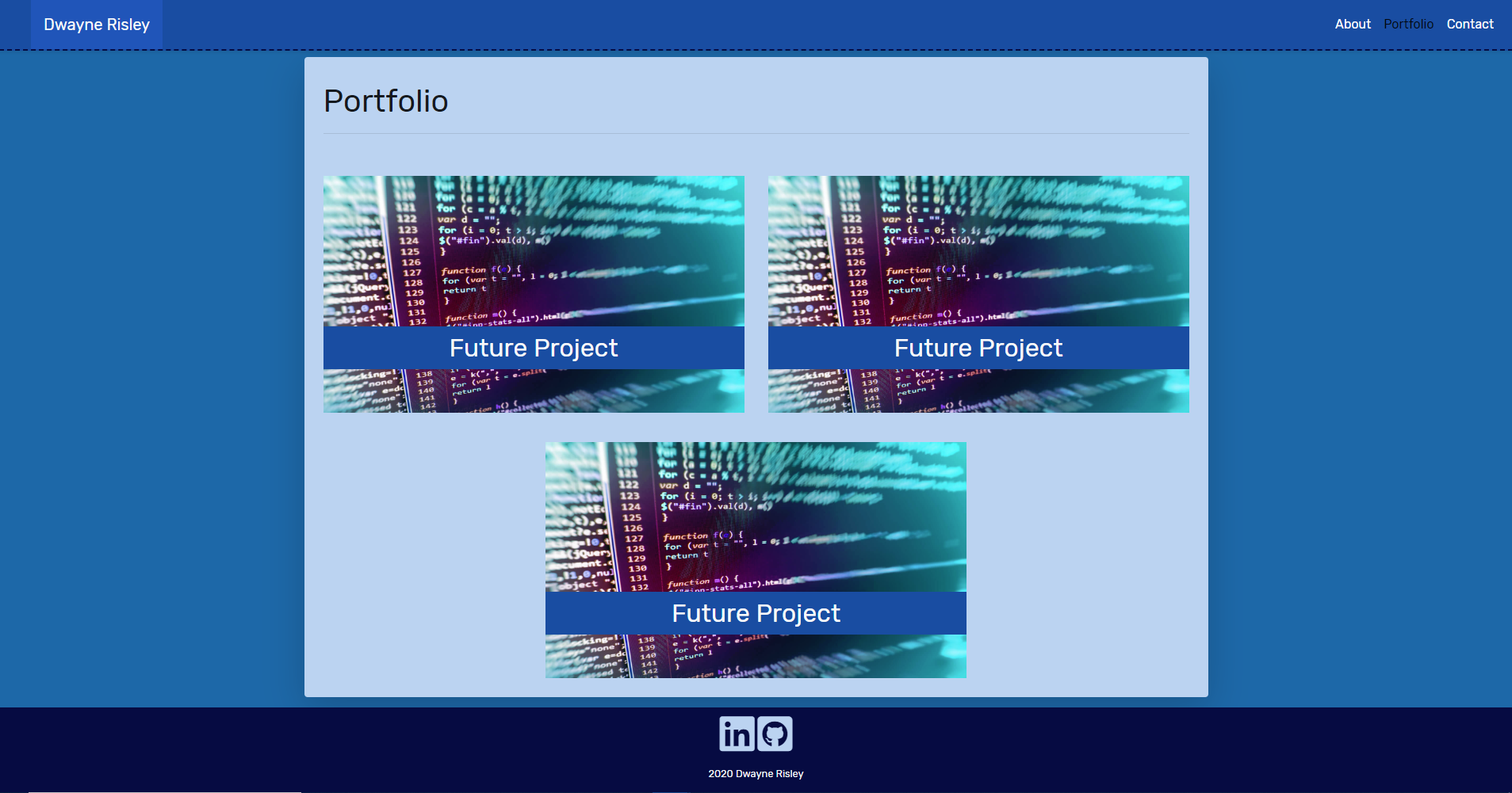 GitHub - RisleyDwayne/responsive-portfolio