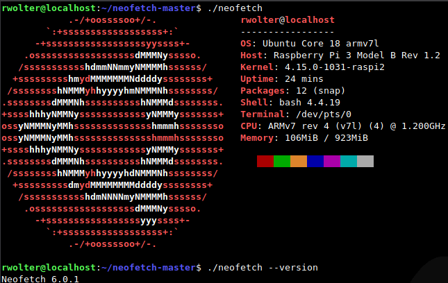 Ubuntu Core 18: neofetch shows wrong version 16 · Issue #1185 · dylanaraps/neofetch · GitHub