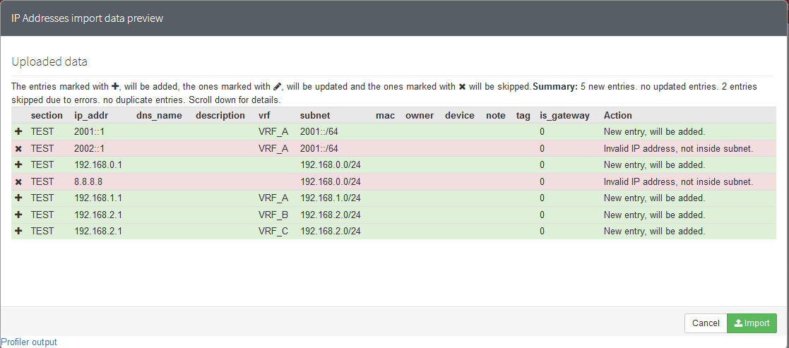 Bug Ip Address Import Declares Valid Subnets As Invalid Subnet On Specific Address Range