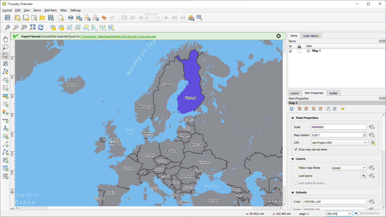 Print Layout Export Resolution Influences Scale And Vice Versa Export