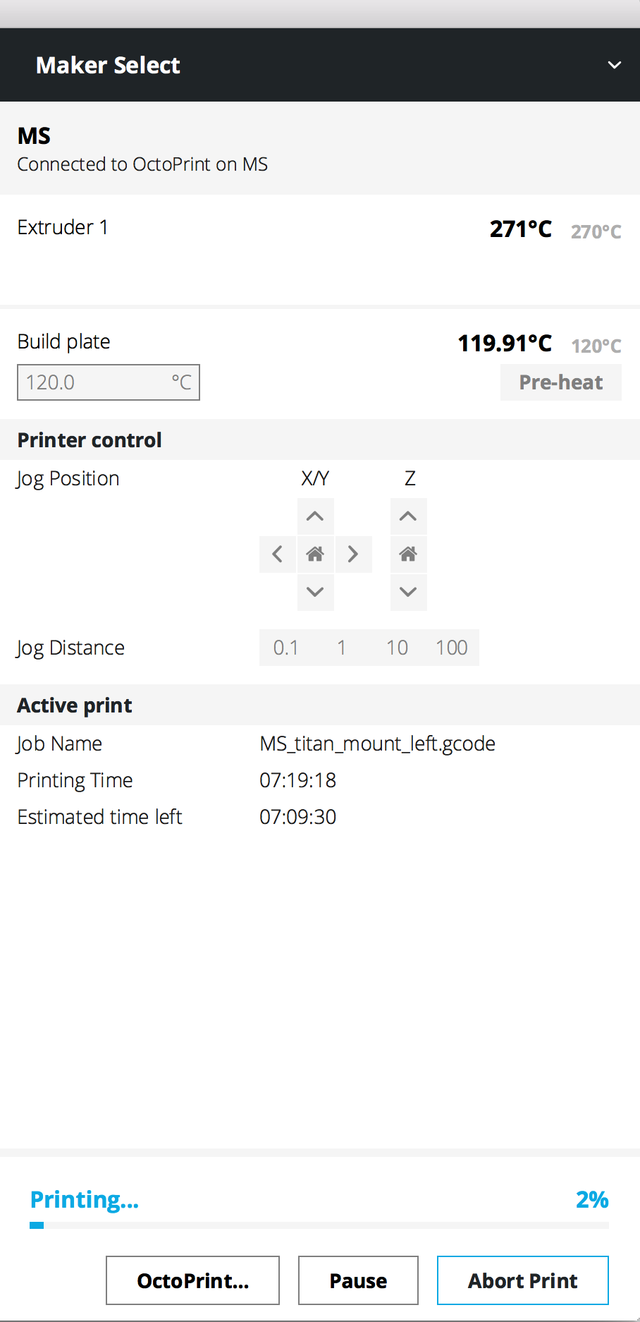 Base off OctoPrintPlugin · Issue #6 · Kriechi/Cura-DuetRRFPlugin · GitHub