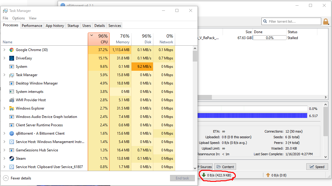 High CPU and Disk Usage · Issue #11884 · qbittorrent/qBittorrent · GitHub
