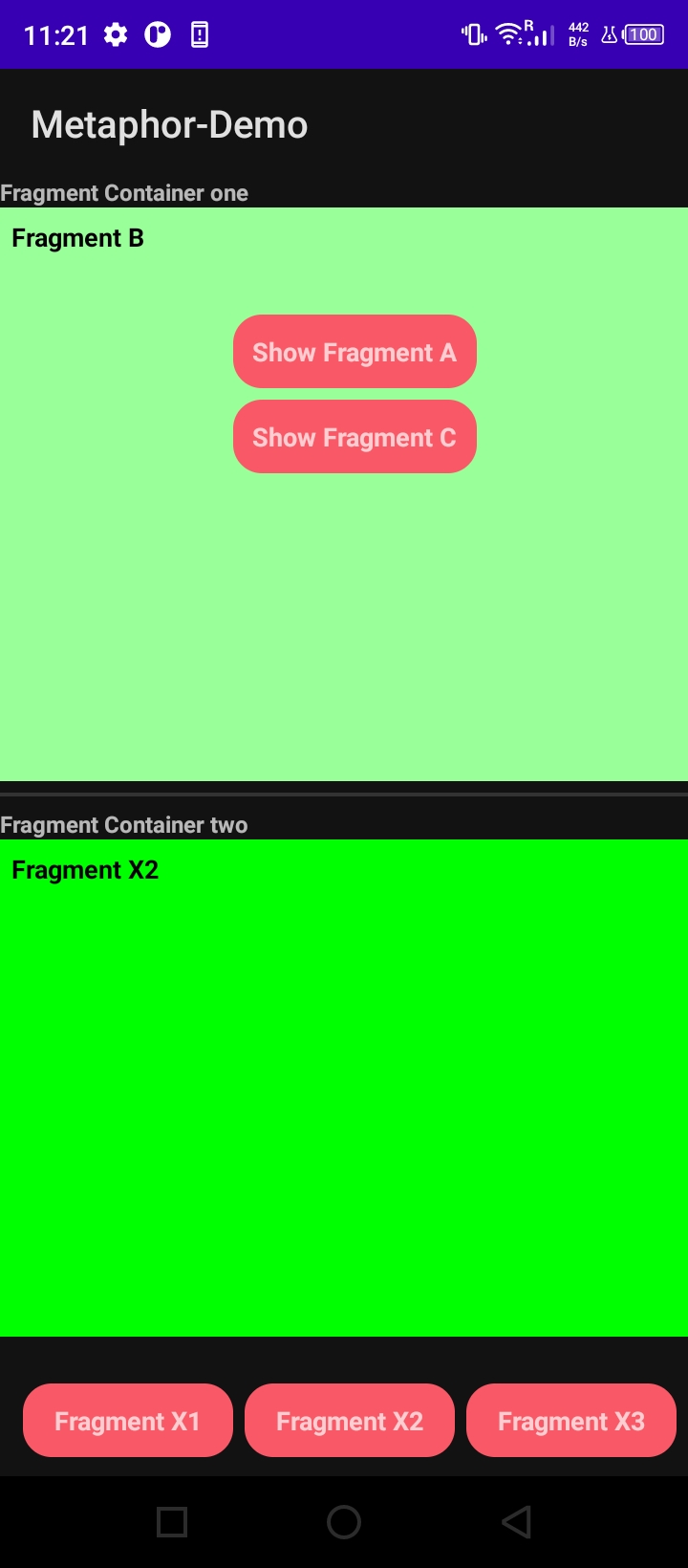GitHub - xuanwenchao/Metaphor: Easy to use fragment in android