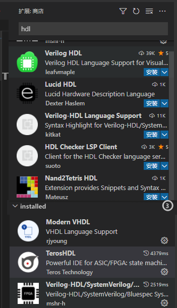 show installed extensions as a group while searching · Issue #143340 ...