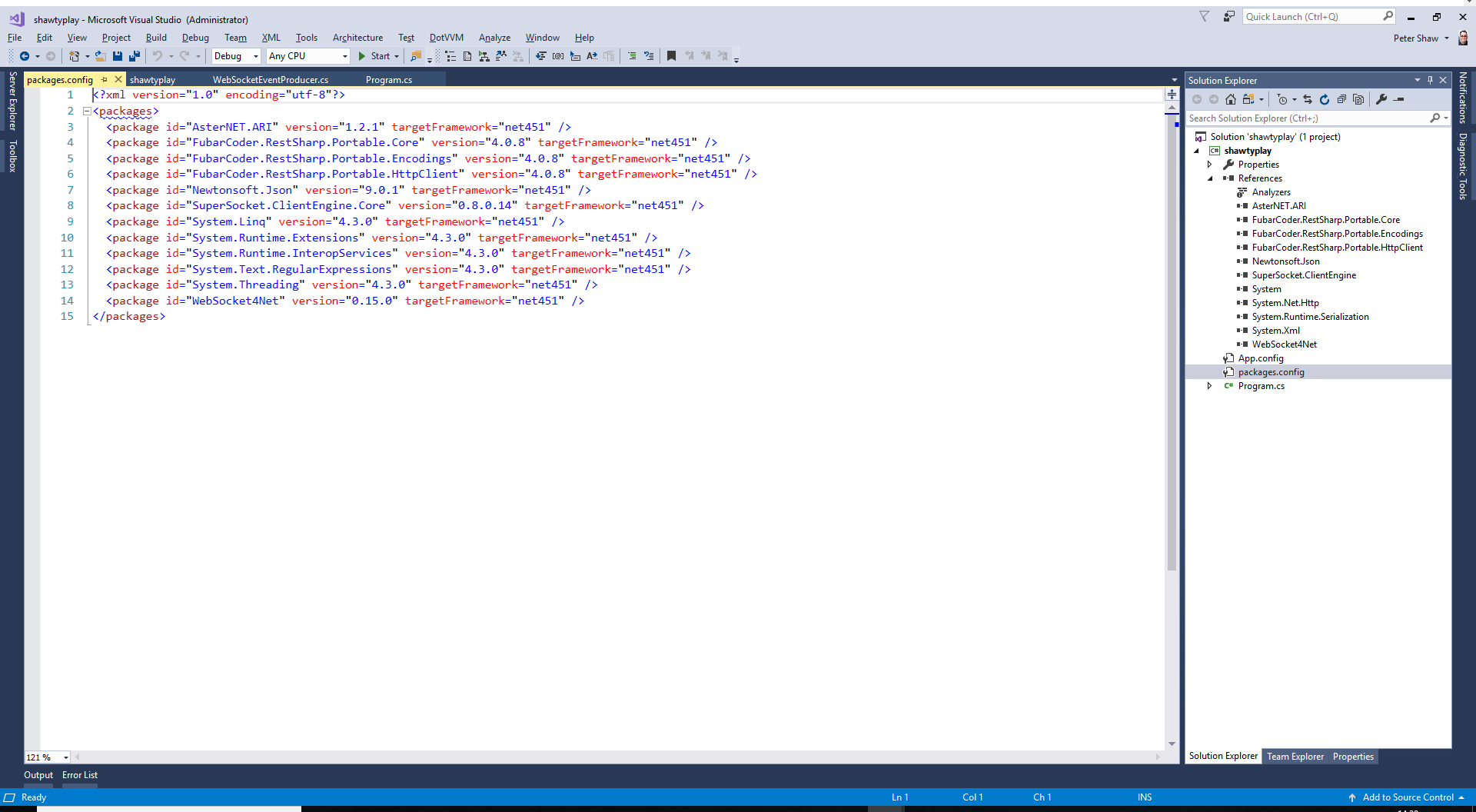 Projects built on .NET full won't run due to WebSocket4Net error ...