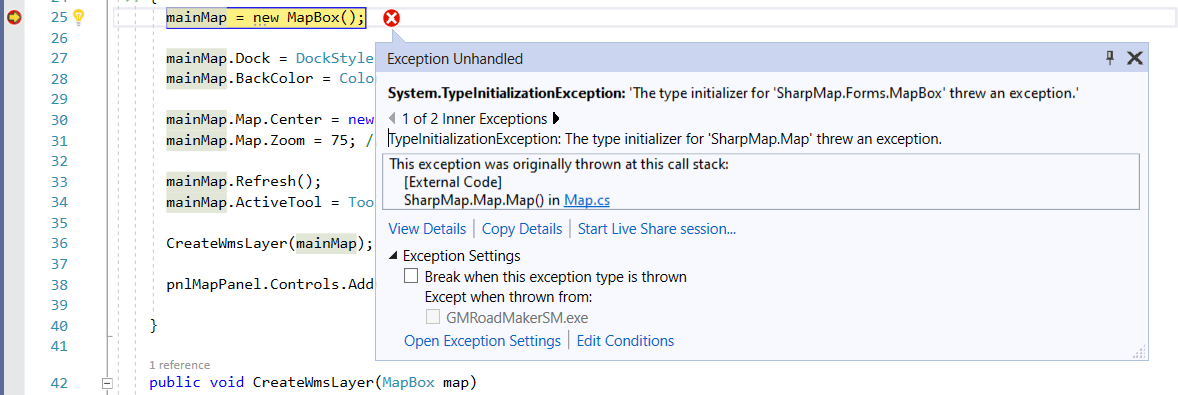 Sharpmap for Winforms UI crashes at program start · Issue #183 · SharpMap/SharpMap · GitHub