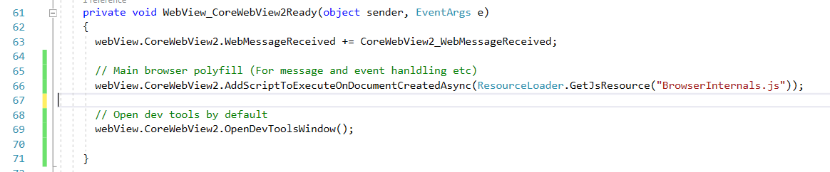 Question about accessing window.chrome.webview.postMessage from Angular · Issue #247 ...