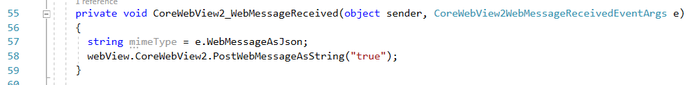 Question about accessing window.chrome.webview.postMessage from Angular · Issue #247 ...