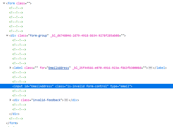 Input with type Email fails to render validation styles correctly · Issue #371 · chanan ...