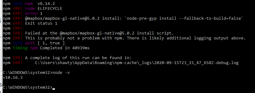 Tileserver npm will not install · Issue #474 · maptiler/tileserver-gl · GitHub