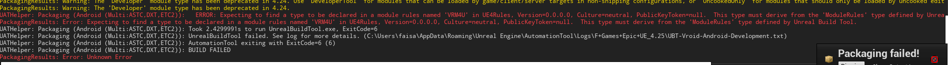 Package issue · Issue #36 · ruyo/VRM4U · GitHub