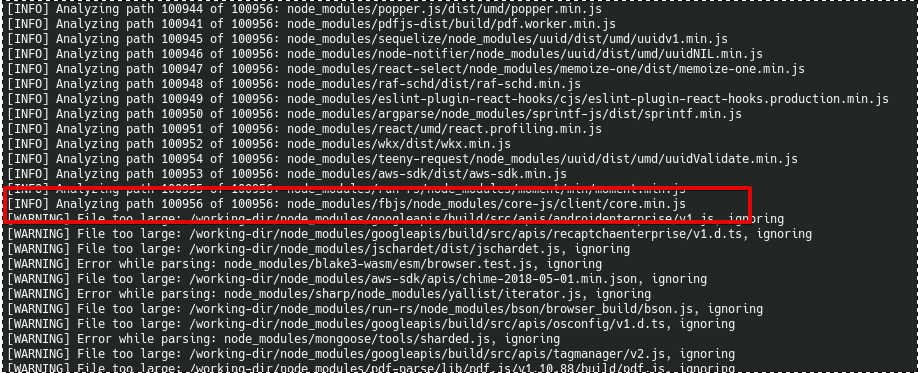 Scanner Never Completes Looks Like Infinite Loop · Issue 1133 · Fluidattacksmakes · Github