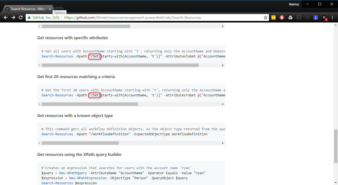Doc: Possible wrong Xpath in two user examples · Issue #16 · lithnet/resourcemanagement ...
