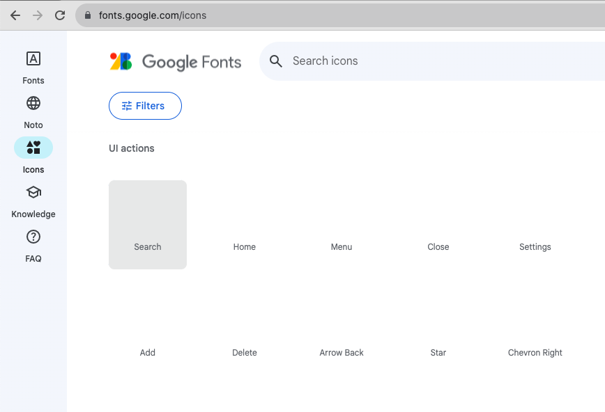 Cannot show all icons of Google Fonts in all browser · Issue #6832 · google/fonts · GitHub