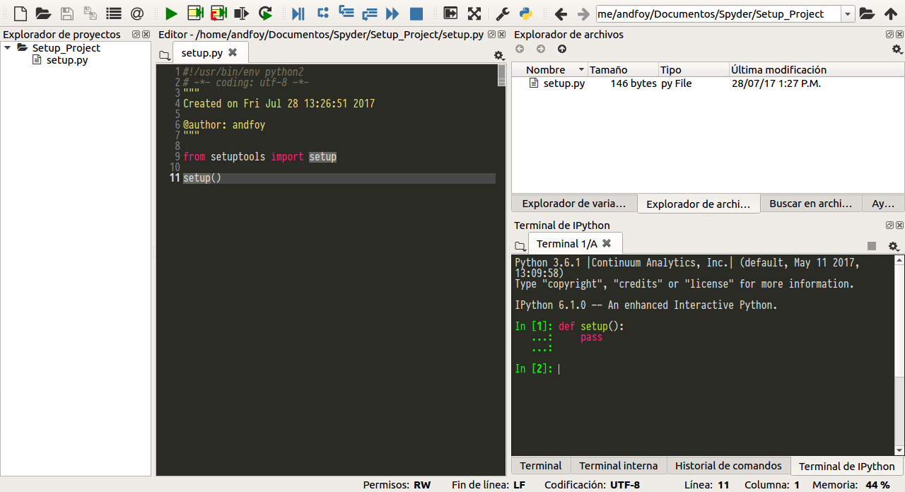 Spyder Crashes When Attempting To Define Function Named Setup In Ipython Console · Issue 4810