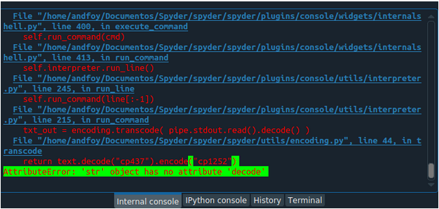 ls system command is not working on the internal console · Issue #13669 · spyder-ide/spyder · GitHub