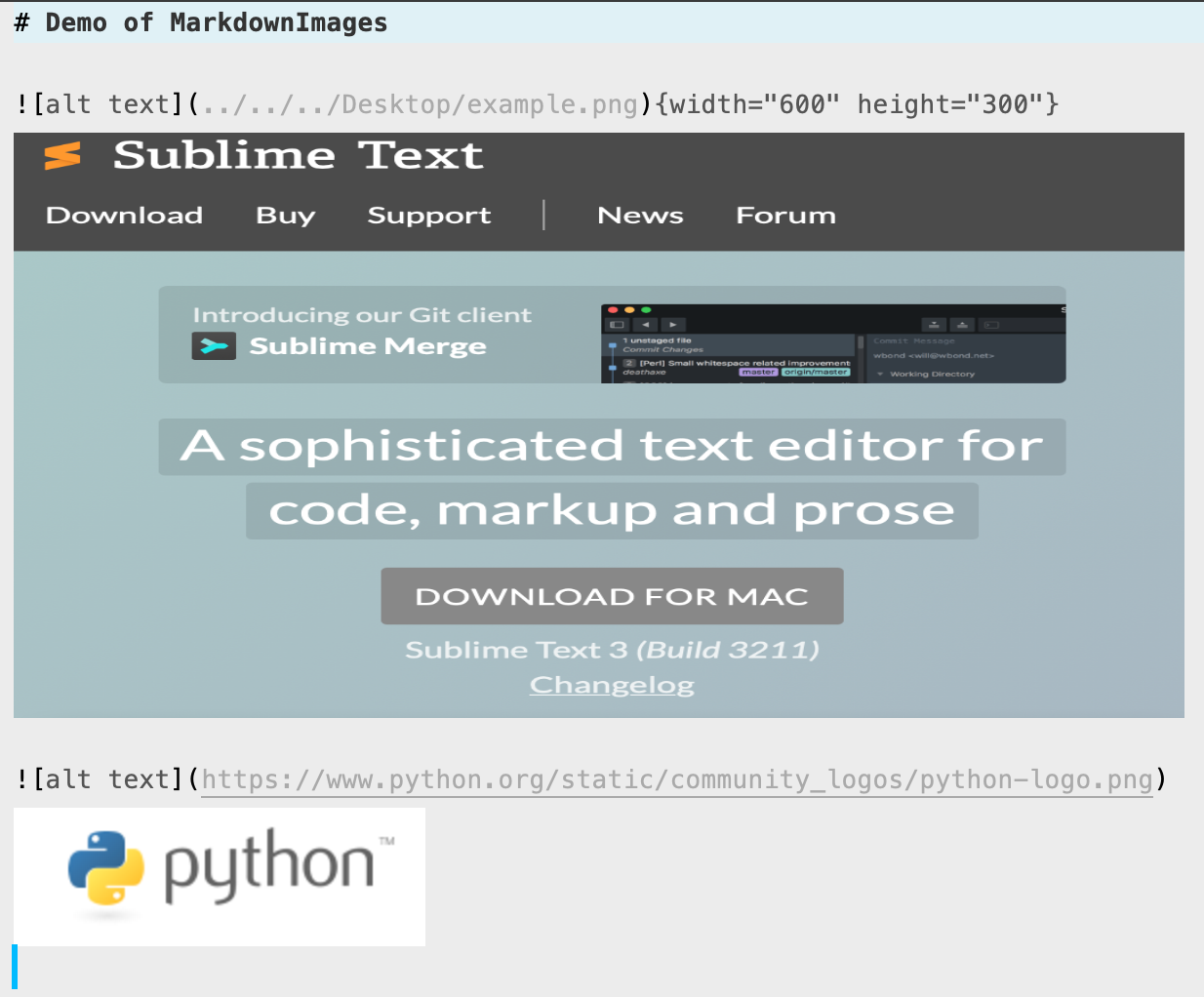 GitHub Xsleonard sublime MarkdownImages Sublime Text 3 Plugin To 