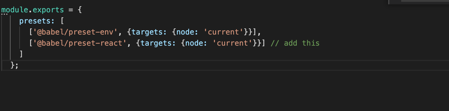 /react-native-elements/dist/avatar/Accessory.js: Support for the experimental syntax 'jsx' isn't ...