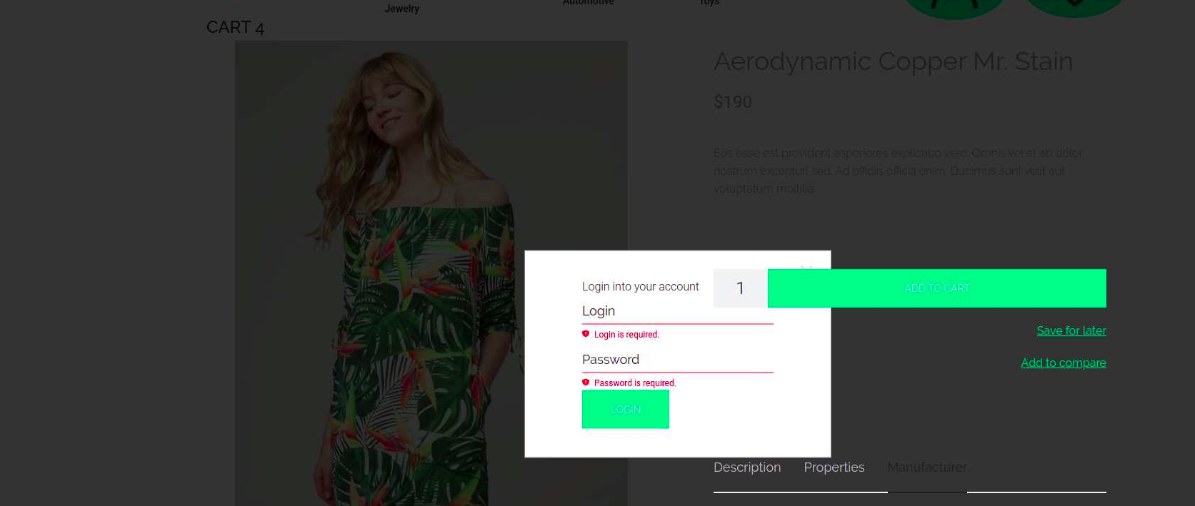 [BUG] Components appear on top of the Login Modal Window · Issue #555 · vuestorefront/storefront ...