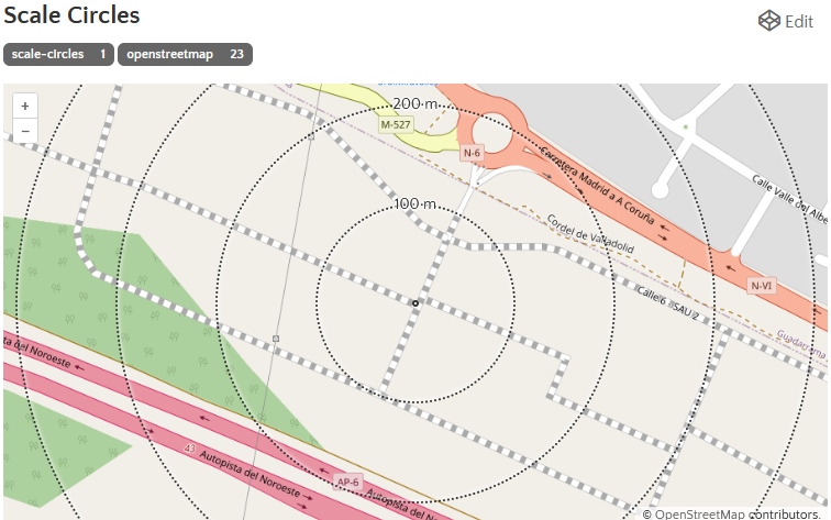 Render scale circles to help to estimate distances · Issue #14168 · openlayers/openlayers · GitHub