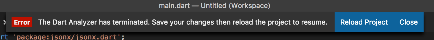 "The Dart Analyzer has terminated" at startup when Dart on PATH is a symlink · Issue #468 · Dart ...