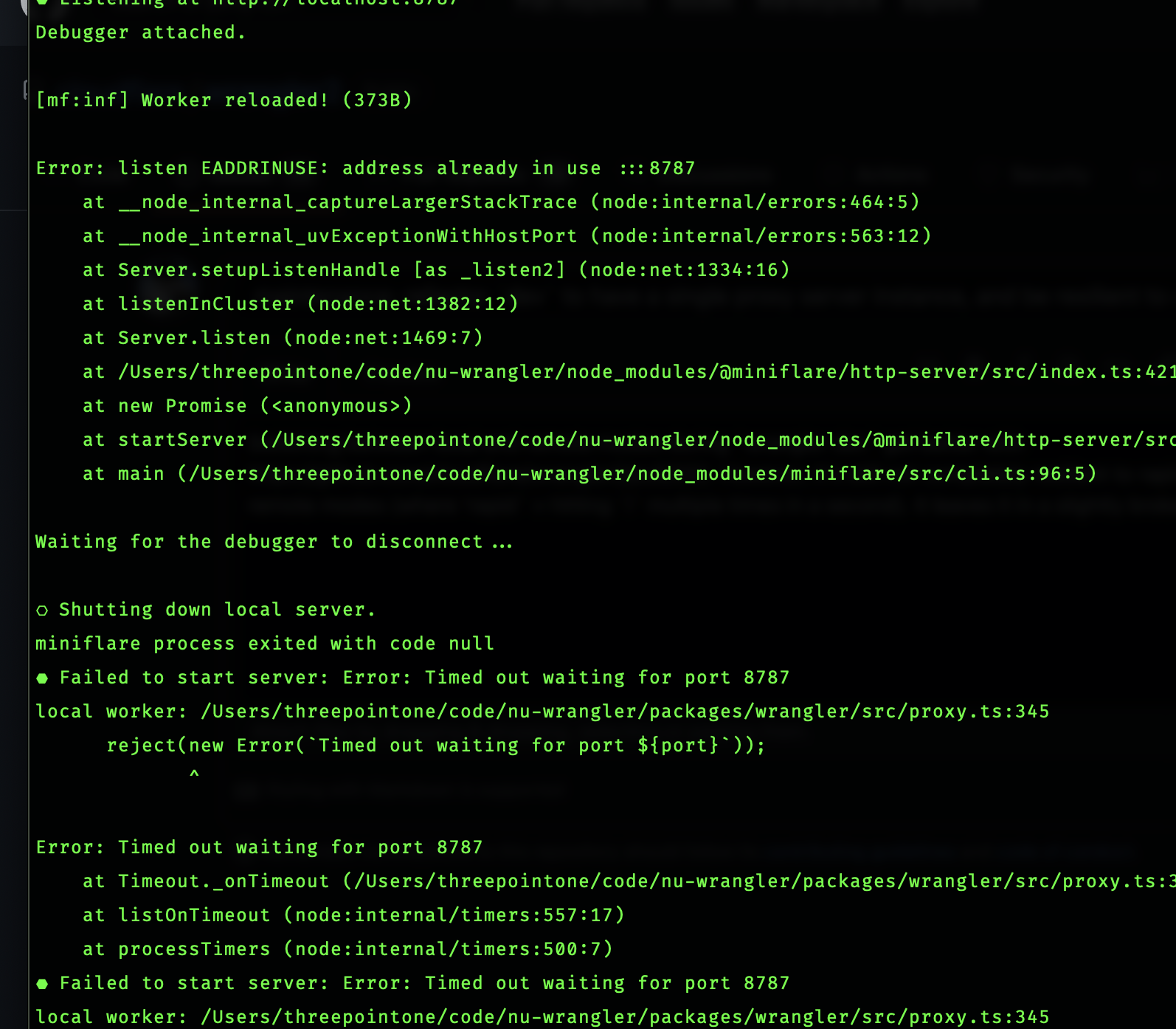 maintenance: refactor `dev` to have a single proxy server instance, and be resilient to mode ...