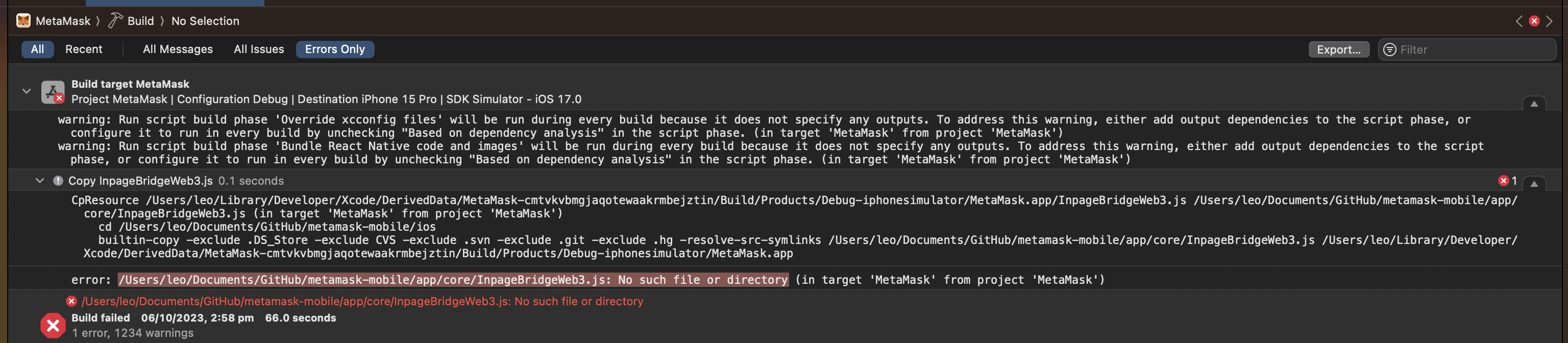 Xcode 15 build fail - module 'SentryPrivate' not found · Issue #3322 · getsentry/sentry-react ...