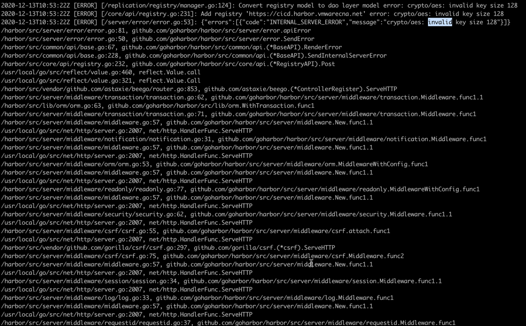 fail to add harbor registry with credentials · Issue #326 · goharbor/harbor-operator · GitHub