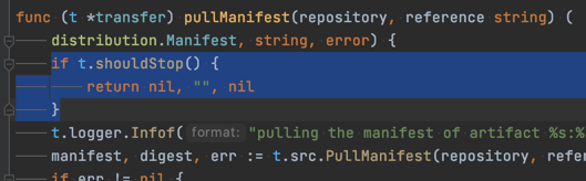 Replication Nil Pointer Error Log When Stop A Job · Issue 13912