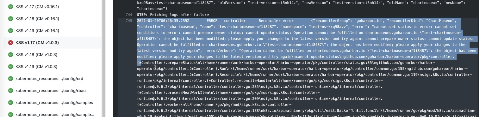 sometimes CI failed · Issue #365 · goharbor/harbor-operator · GitHub