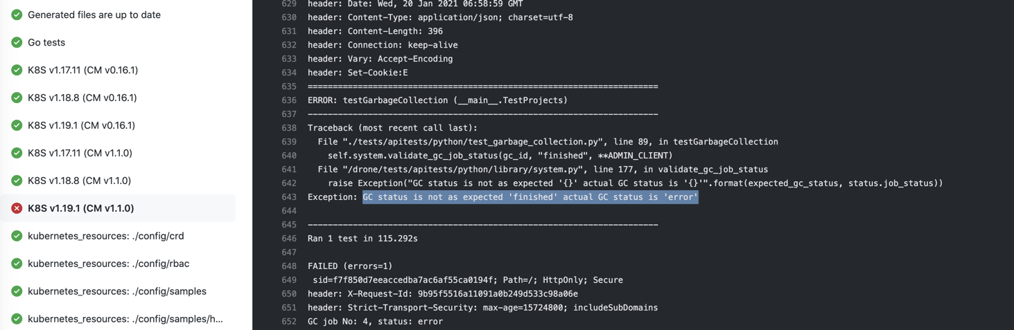 sometimes CI failed · Issue #365 · goharbor/harbor-operator · GitHub