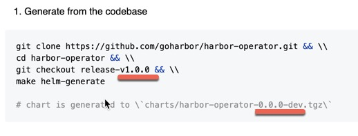 some items in helm install doc are not accurate · Issue #584 · goharbor/harbor-operator · GitHub