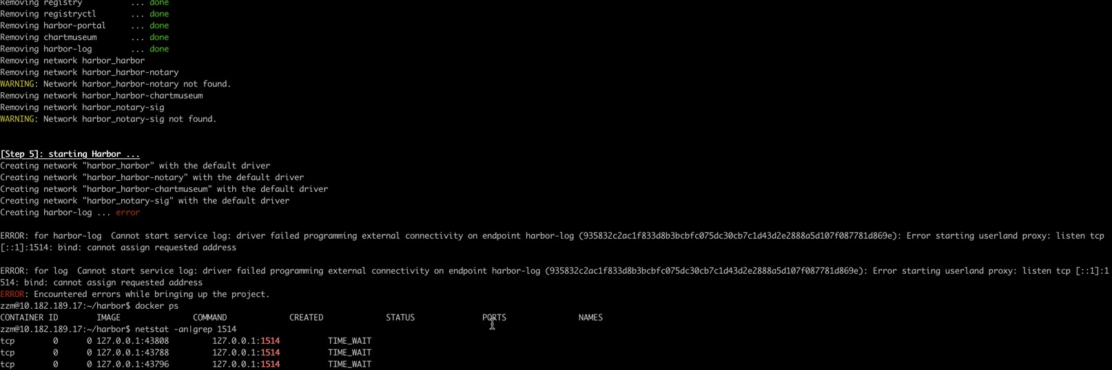 fresh install harbor 2.3.0-rc1 failed · Issue #15075 · goharbor/harbor · GitHub