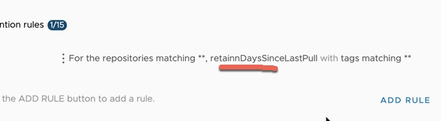 Tag retention UI, rule description not correct · Issue #8674 · goharbor/harbor · GitHub