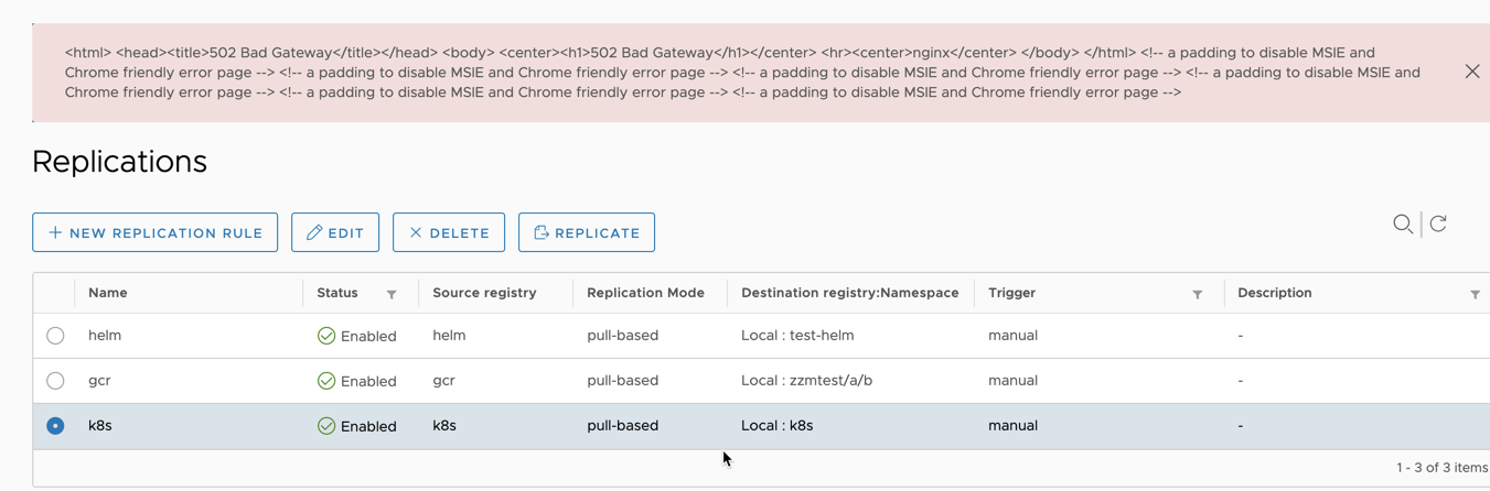 Can not pull image from k8s.gcr.io when registry is docker-registry and rule contains brace ...