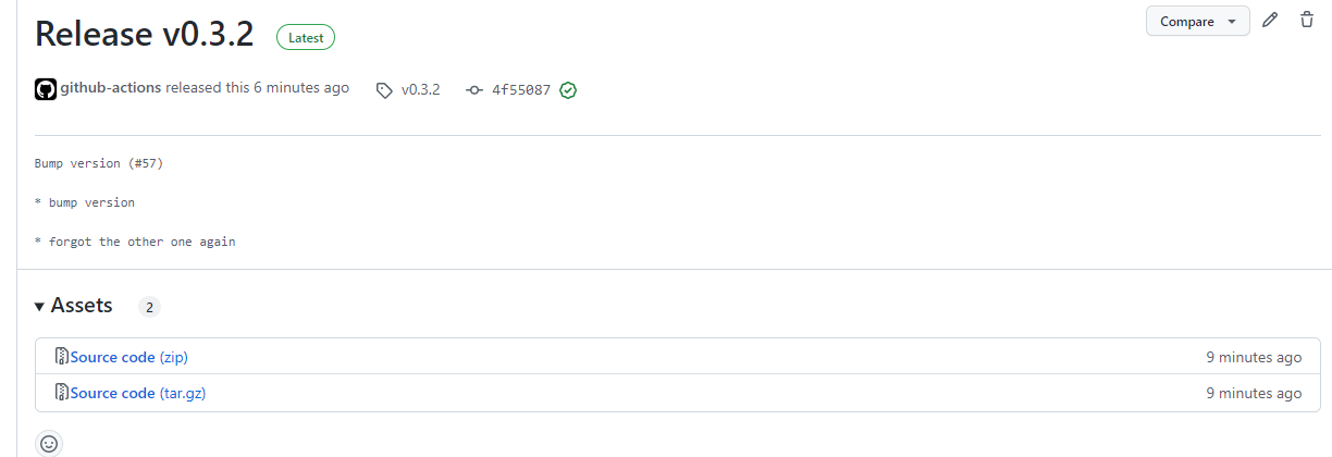 Release assets not available under github release · Issue #58 · pygfx/pylinalg · GitHub